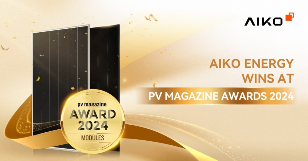 AIKOs N-Type ABC Infinite Modul gewinnt PV Magazine Award 2024 ...